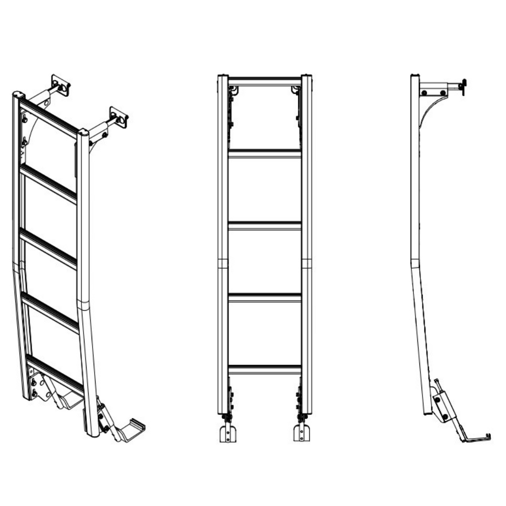 Prime Design Rear Door Access Ladder For Select 2015+ Ford Transit Low ...