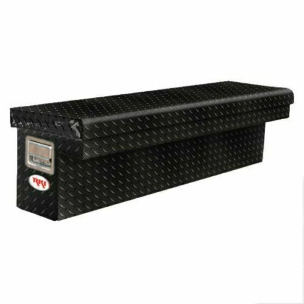 RKI Side Mount Truck Tool Box Black Aluminum Model 48SLPAB — Elite Truck