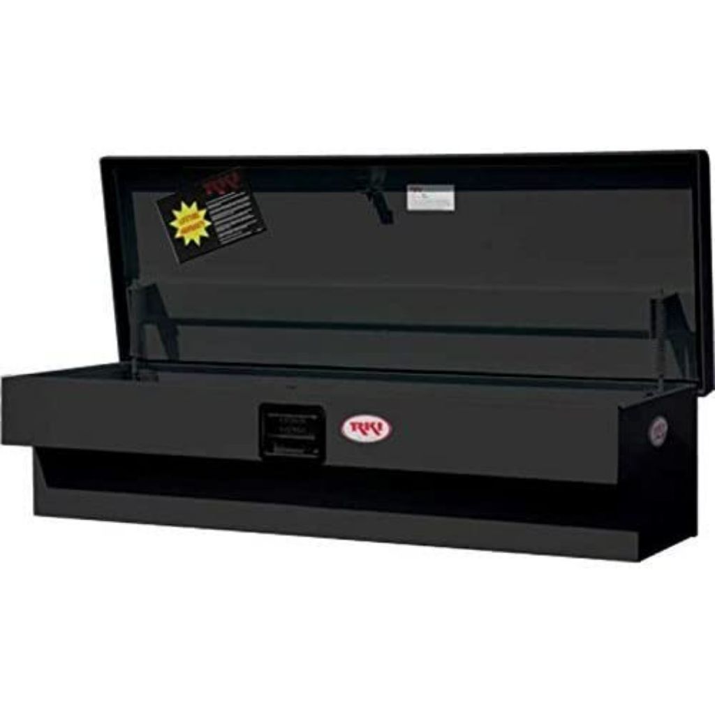 RKI Wide Side Mount Truck Tool Box Black Steel Model 50SWB — Elite Truck