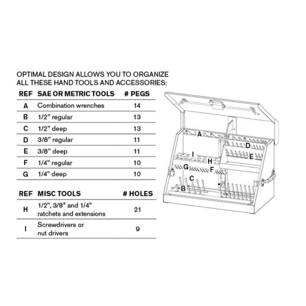Montezuma 23 X 14 In. Steel Triangle® Toolbox Steel Top Mount Truck Bo ...