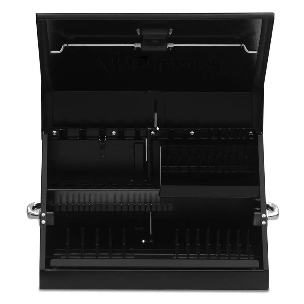 Montezuma 23 X 14 In. Steel Triangle® Toolbox Steel Top Mount Truck Bo ...