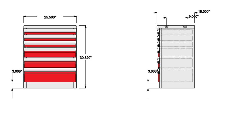 Service Body Tool Box Drawers - Elite Truck