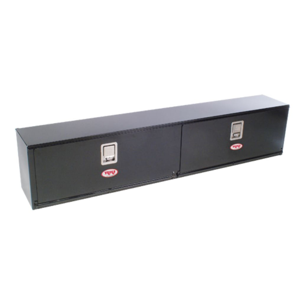 RKI Top Mount Truck Tool Box Two Door Black Steel Model US78CB — Elite ...