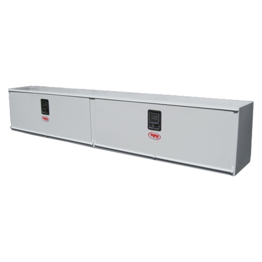 RKI Top Mount Box White Two Door 14 Gauge Steel Model US90C — Elite Truck