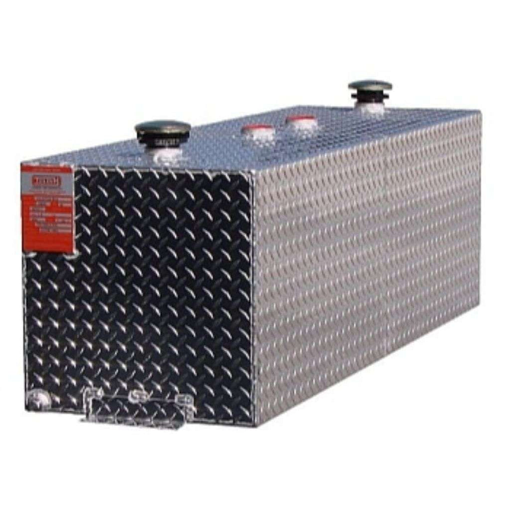 ATI 110 Gallon Rectangle Split Transfer Tank 55 Gallon Each Bright Alu ...