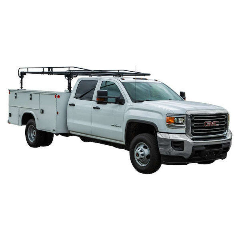 Buyers Products Service Body Ladder Rack 14-1/2 Ft Black Steel Model 1 ...