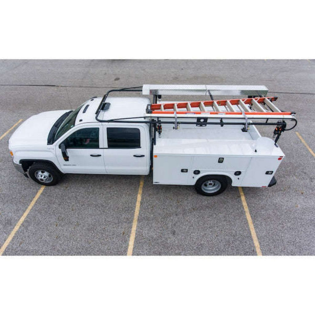 Buyers Products Service Body Ladder Rack 13-1/2 Ft Black Steel Model 1 ...