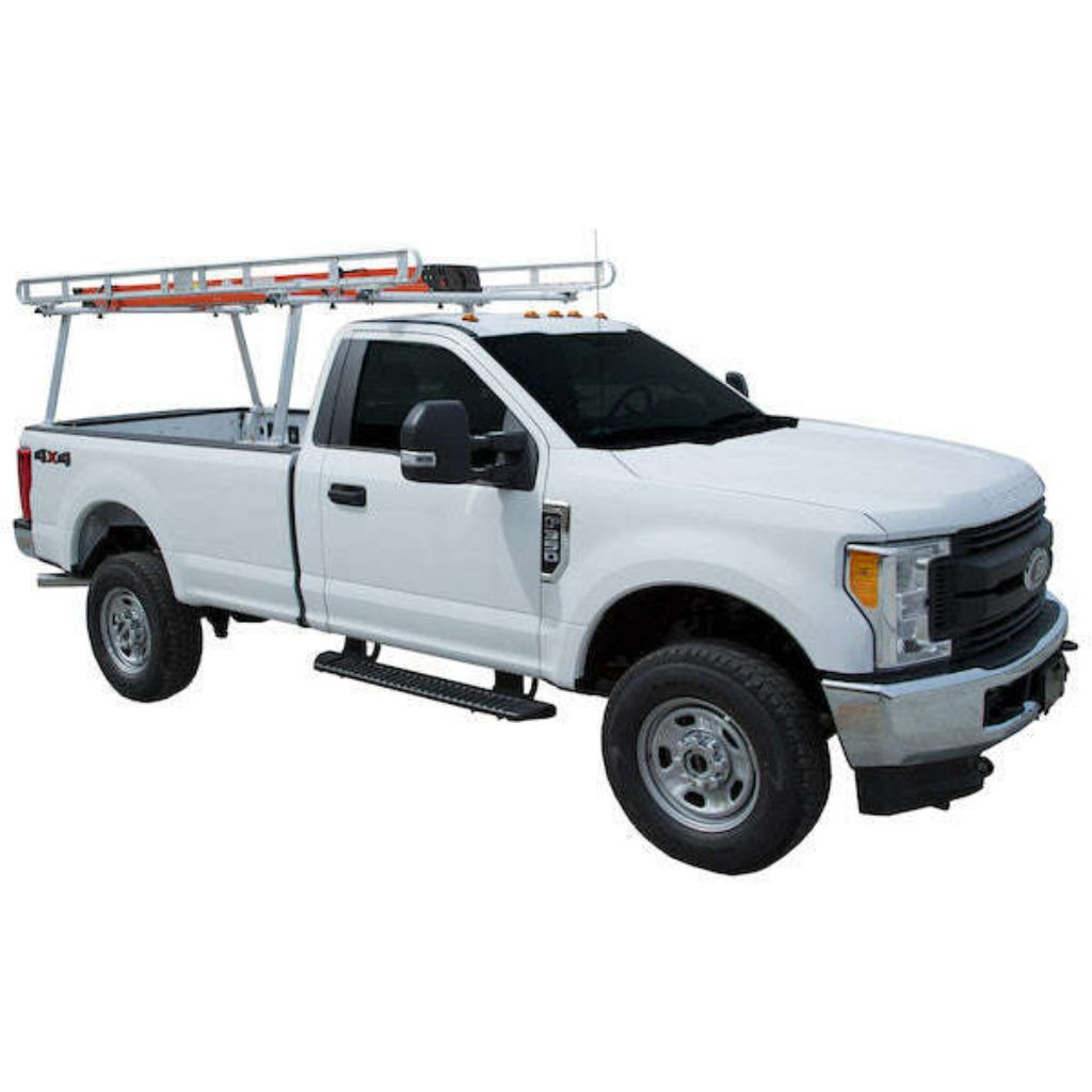 Buyers Products Black Powder-Coated Aluminum Truck Ladder Rack Model 1 ...