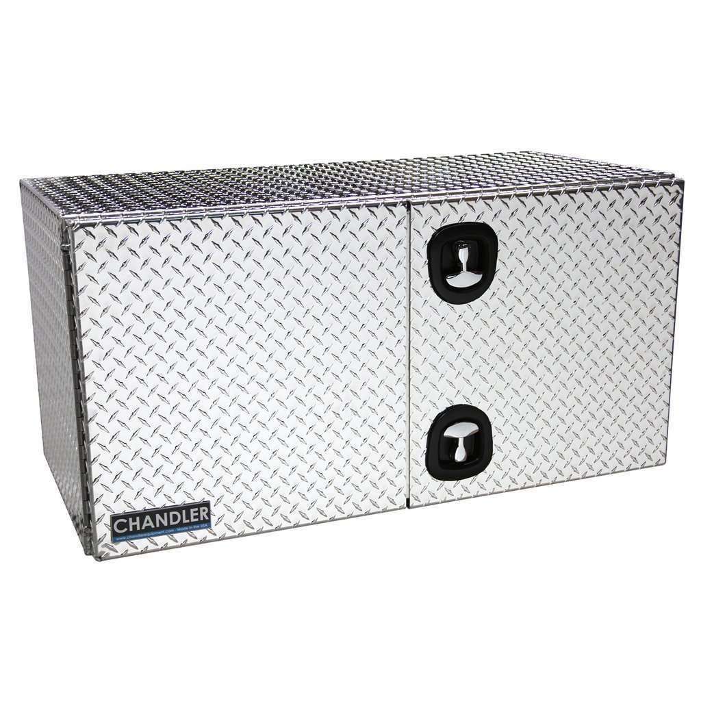 Chandler Underbody Aluminum Tread Plate Toolbox 24X24X48 With Barn Doo ...