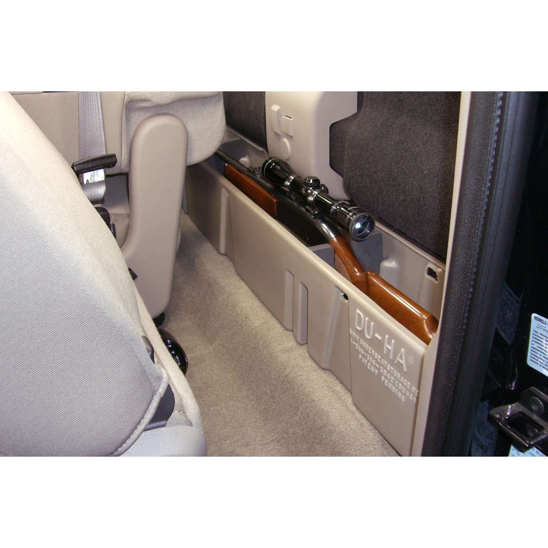 DU-HA Behind-the-Seat Storage / Gun Case - Black Model 20054 — Elite Truck