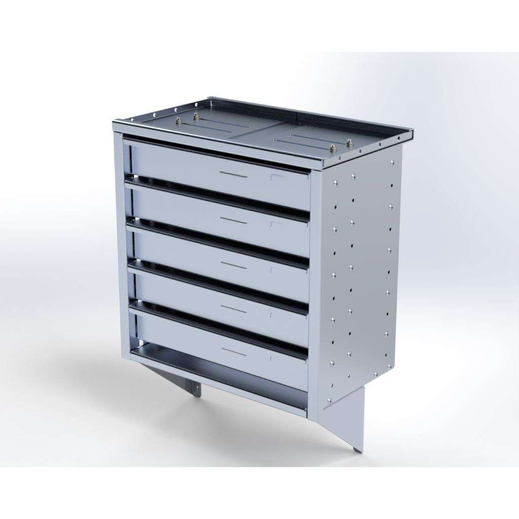 EZ-STAK Service Body Storage Drawer Unit 20"H x 20"W x 12"D Fits Readi ...