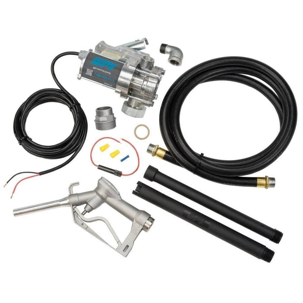GPI 8 Gallon Per Minute 12V DC Transfer Tank Pump Kit With Spin Collar ...