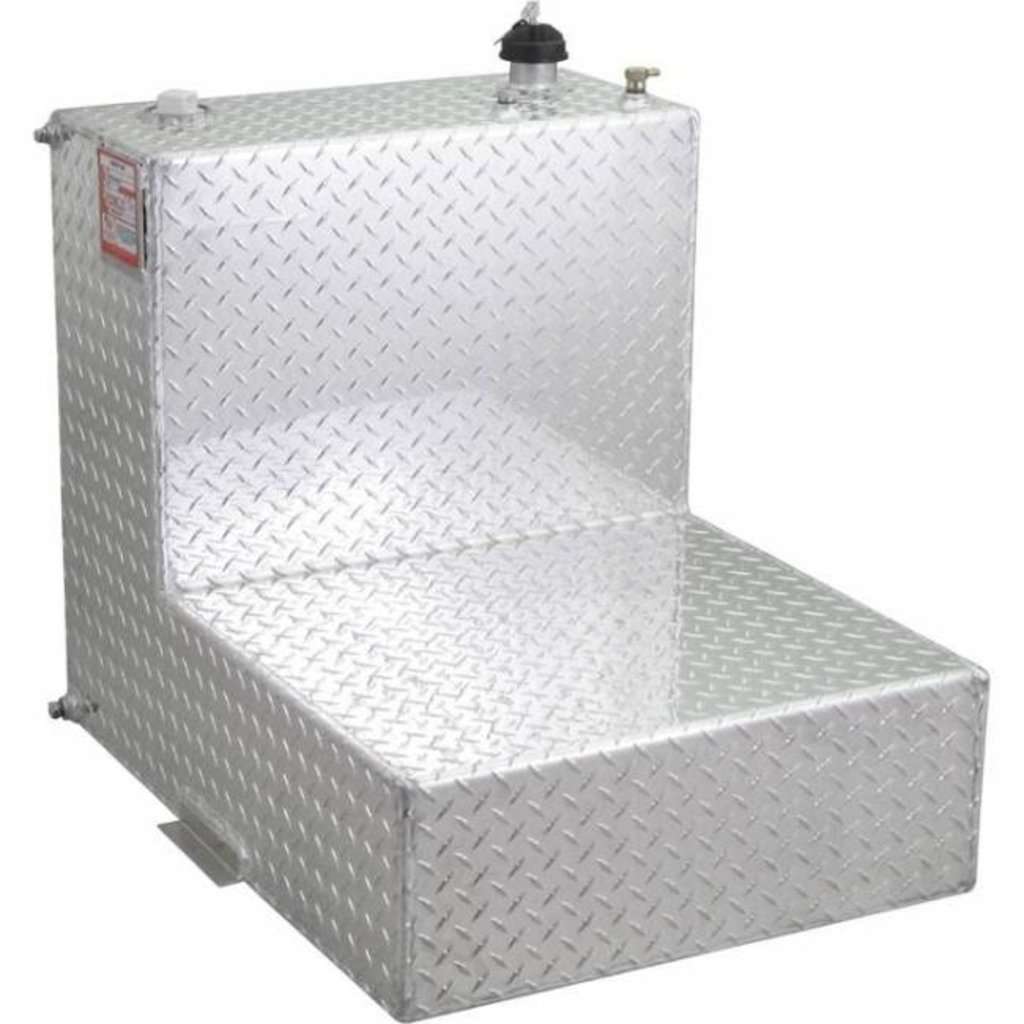 RDS 48 Gallon L Shaped Transfer Tank Bright Aluminum 24X32X26 Model ...