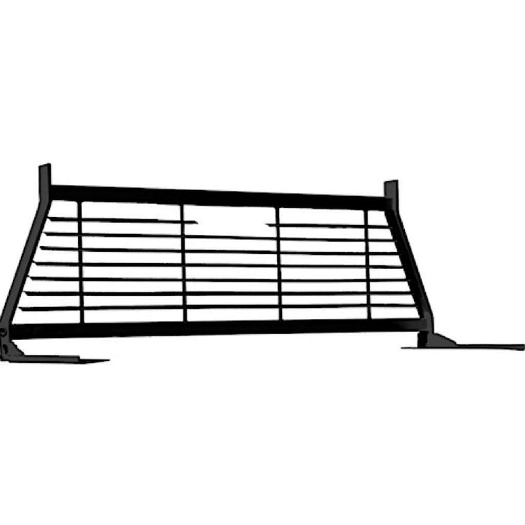 RKI Headache Rack Cab Protector Window Grille Black Steel Model # WG15 ...