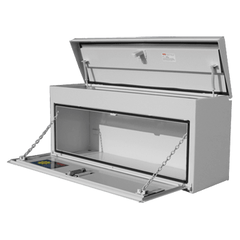 RKI Chest Box With Top Opening Lid 48x20x14 White 14 Gauge Steel Model ...