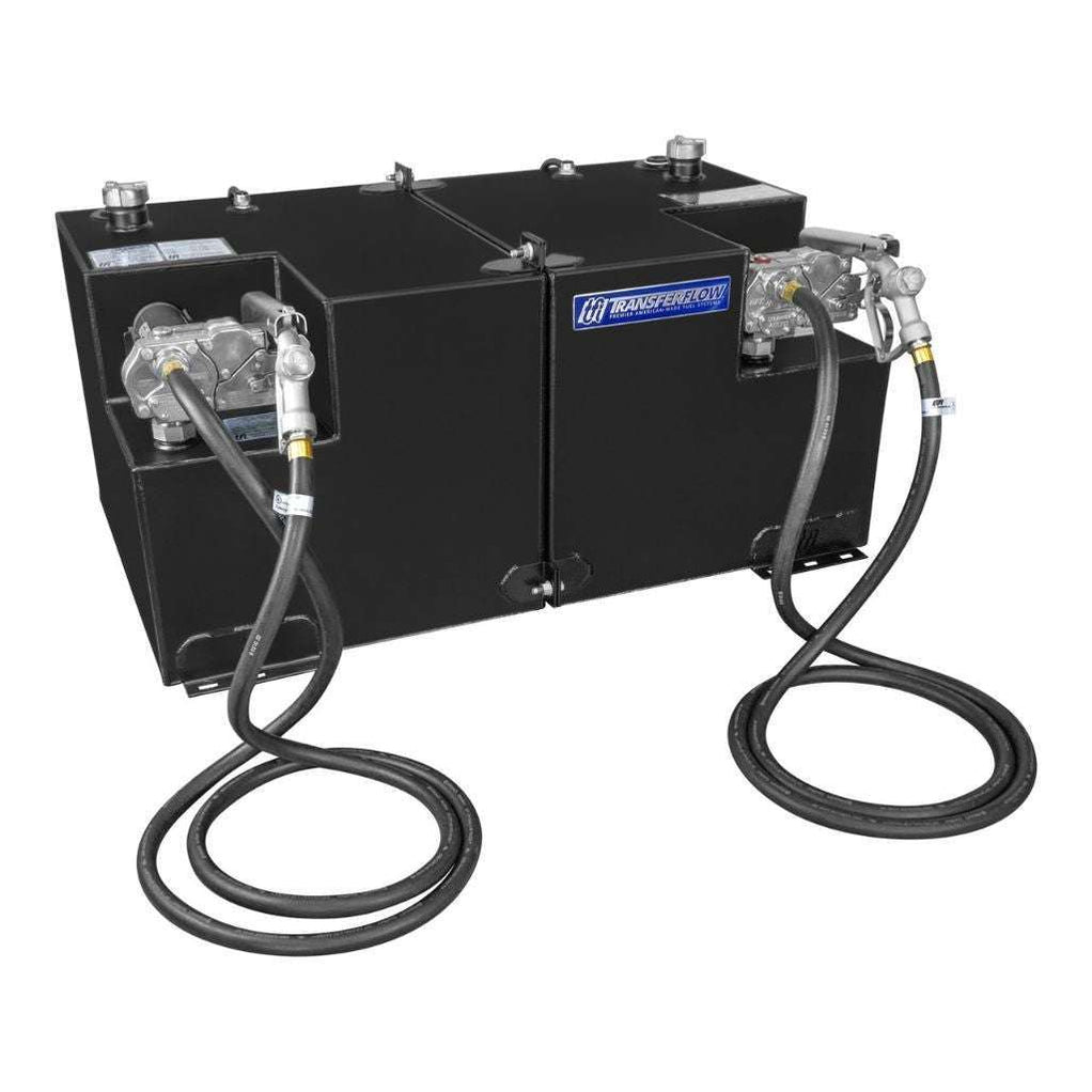 Transfer Flow 50/50 Gallon Split Fuel Transfer Tank System Diesel or G ...