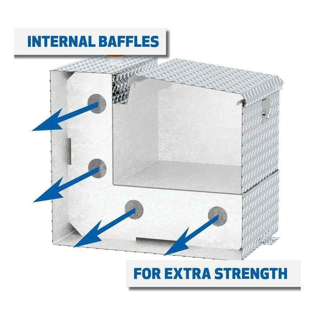 UWS Bright Aluminum Hammerhead-Style 100-Gallon Aluminum Combo Transfe ...