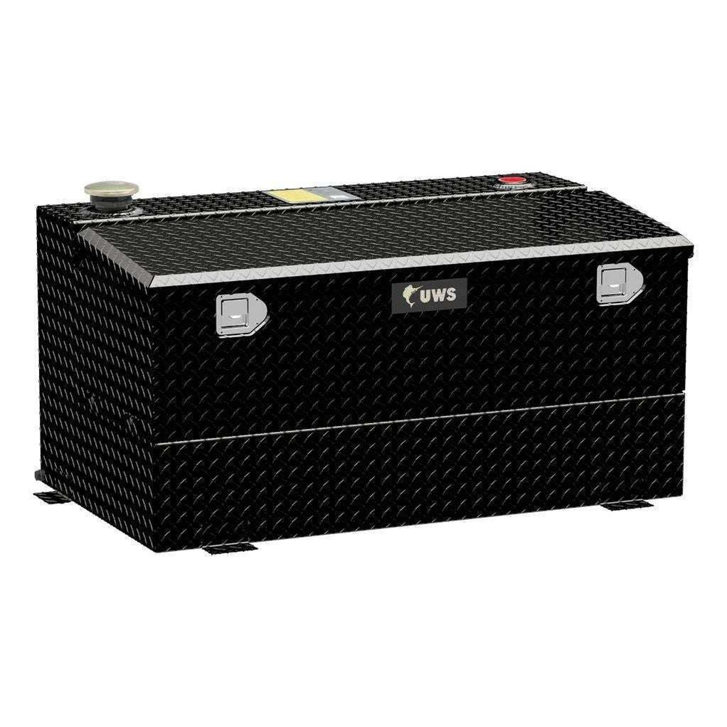 UWS Gloss Black 75-Gallon Combo Aluminum Transfer Tank Model TT-75-COM ...