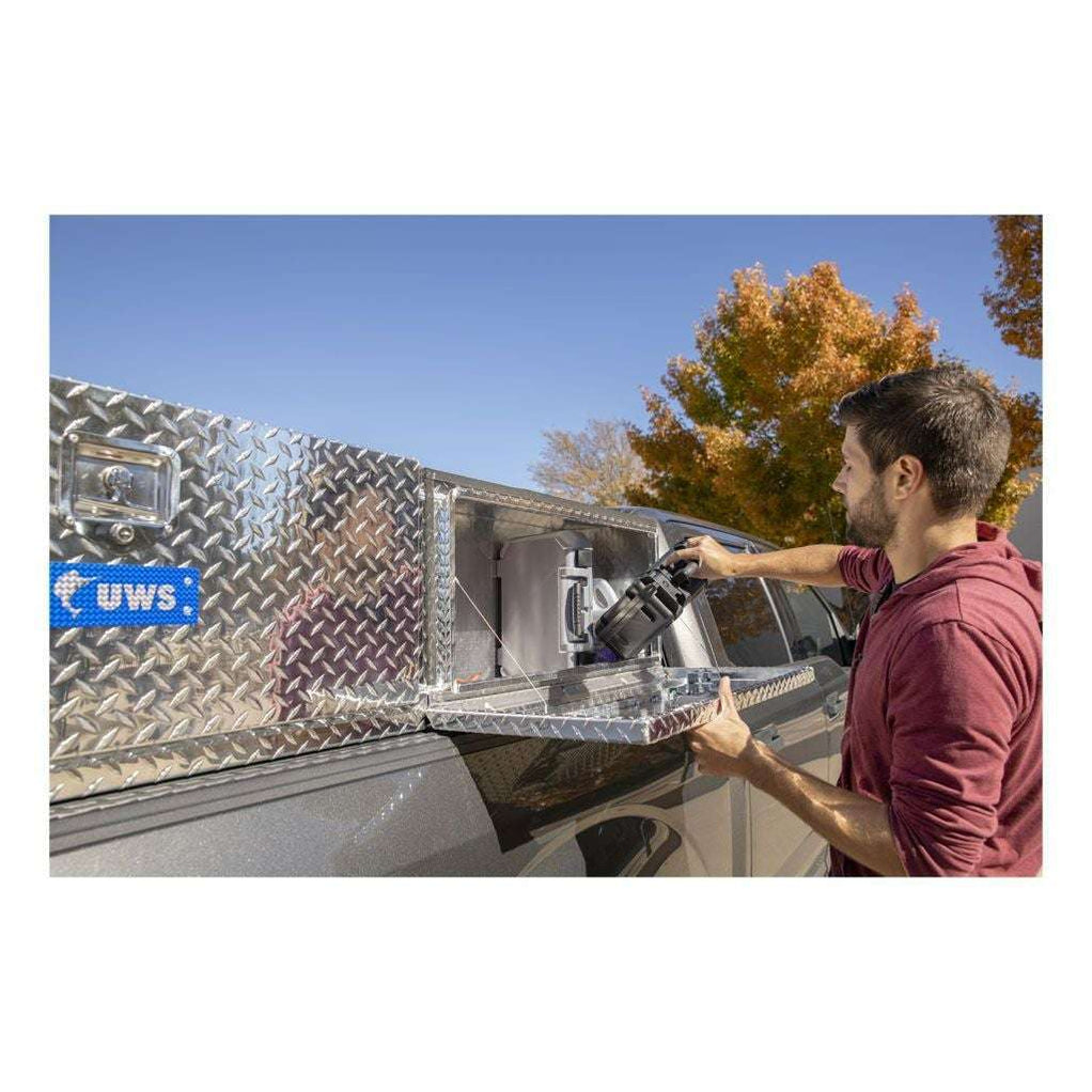 UWS Bright Aluminum 90" Double-Door Topside Truck Tool Box Model TBTS ...