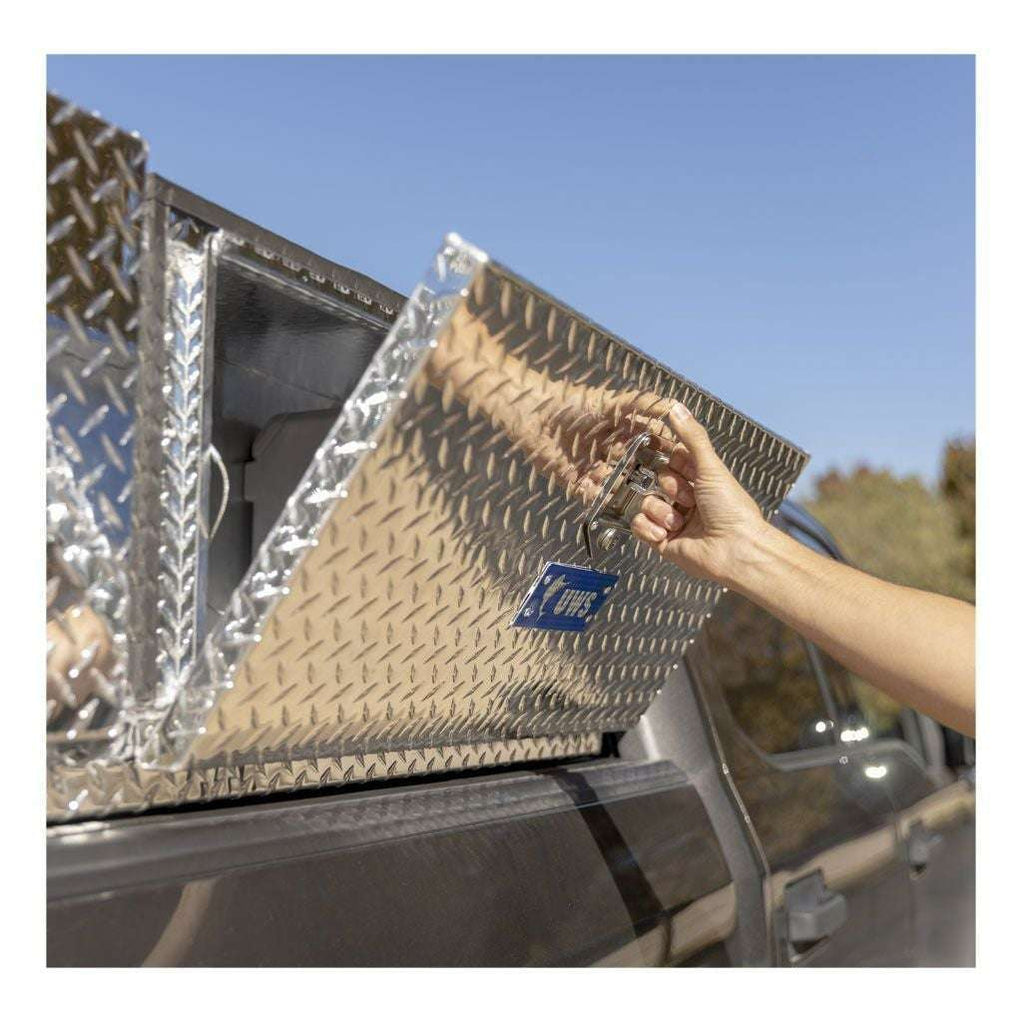 UWS Bright Aluminum 96" Double-Door Topside Truck Tool Box Model TBTS ...