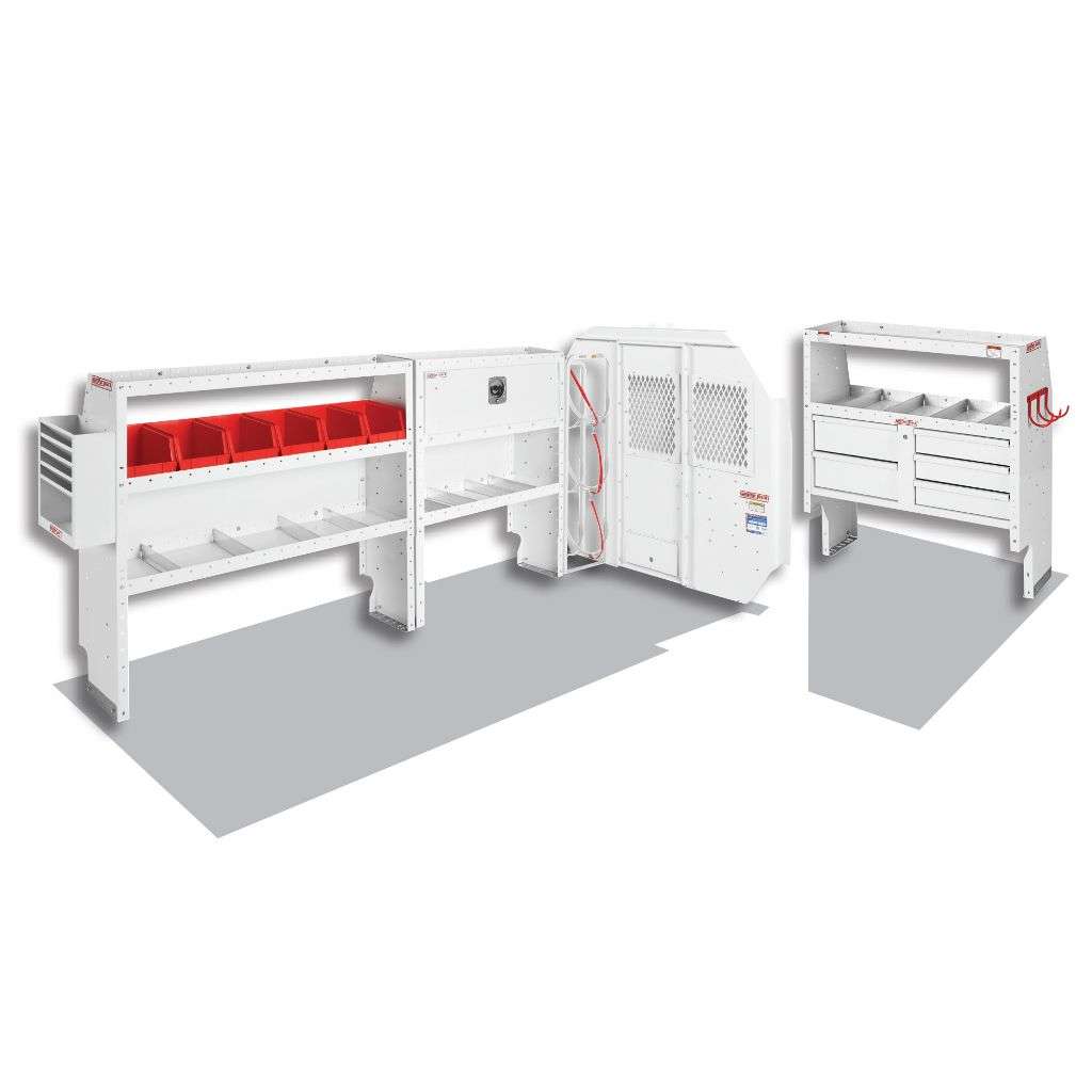 Weather Guard HVAC/Mechanical Van Package Full-Size Low Roof Ford Tran ...