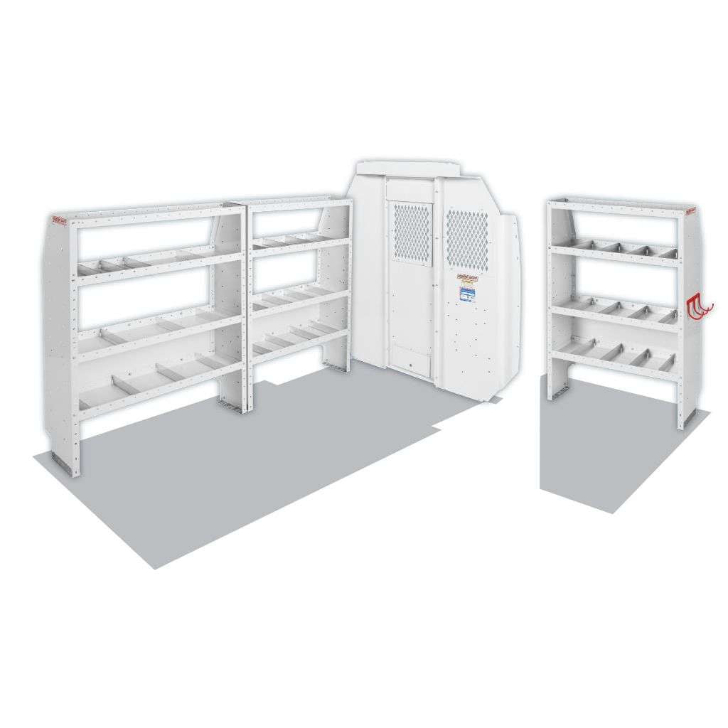 Weather Guard Commercial Shelving Van Package Mid-Roof Ram ProMaster 1 ...