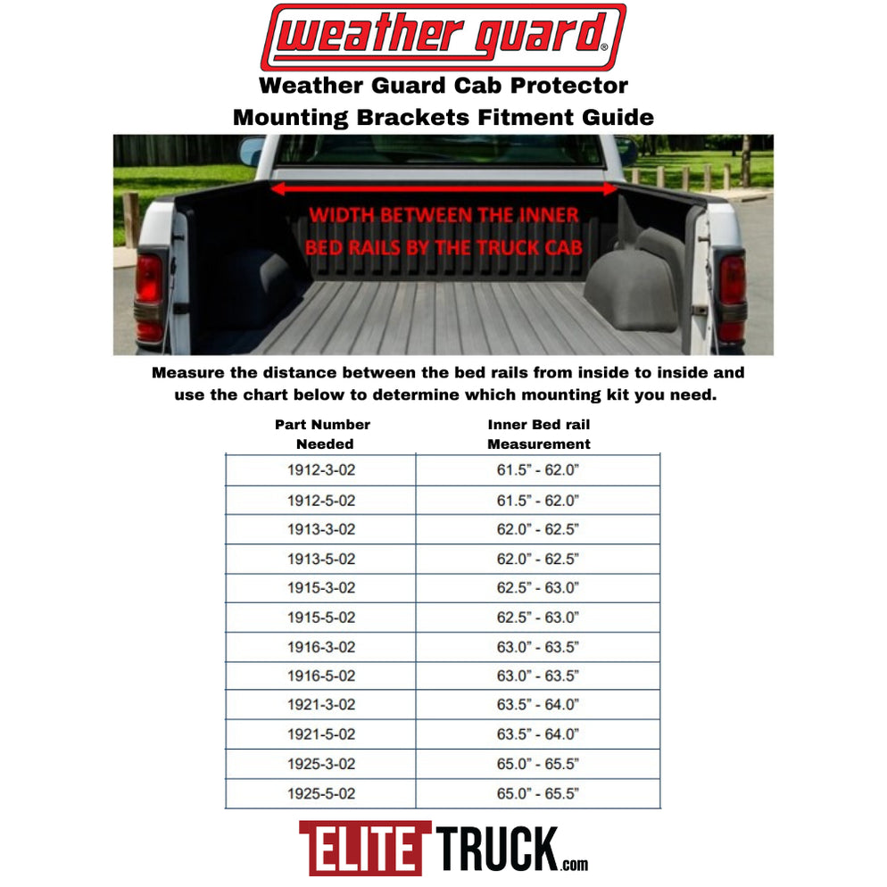 Weather Guard Headache Rack Cab Protector Protect-A-Rail® Black Steel ...