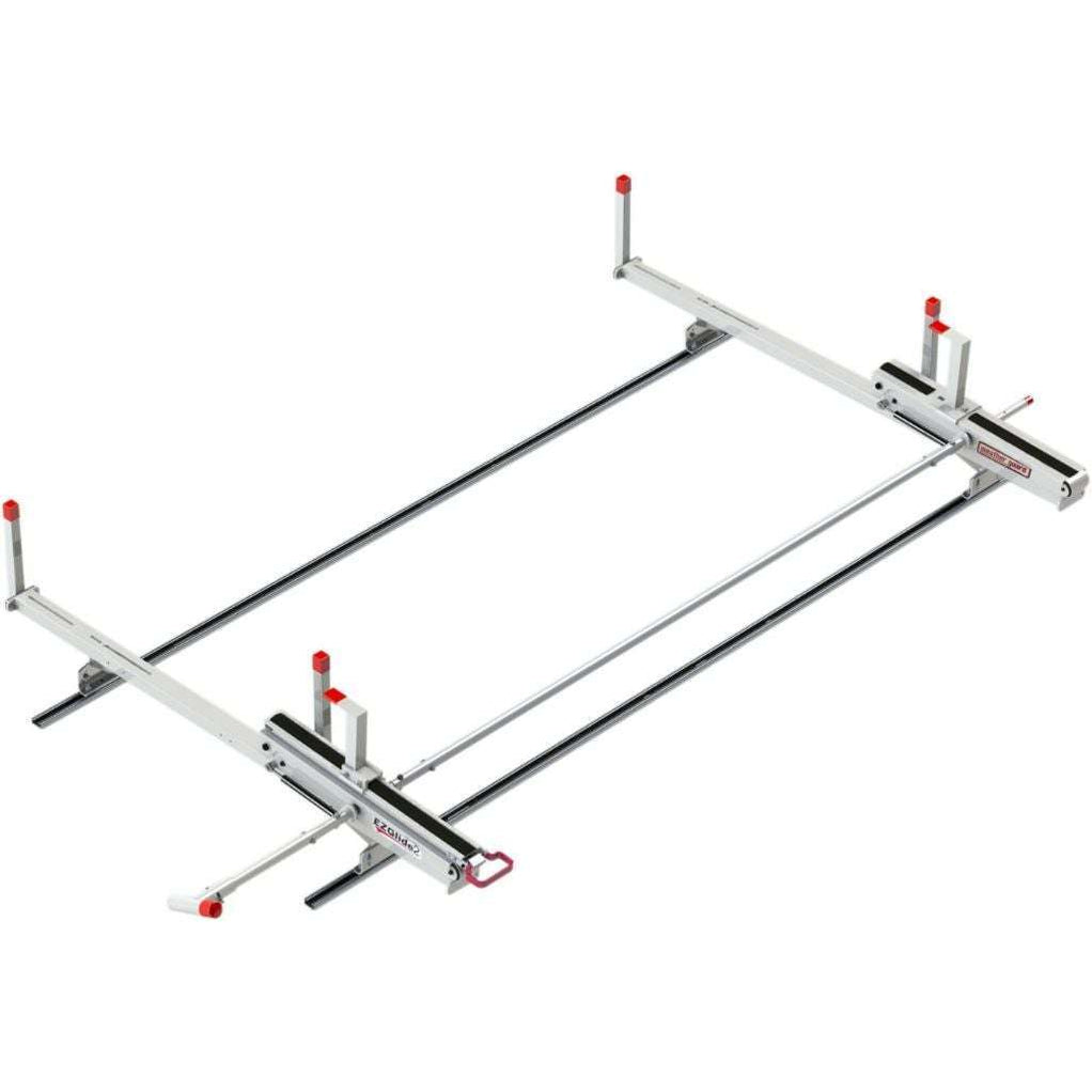 Weather Guard EZGLIDE2™ Drop-Down Ladder Van Rack Extended Mid/High Ro ...
